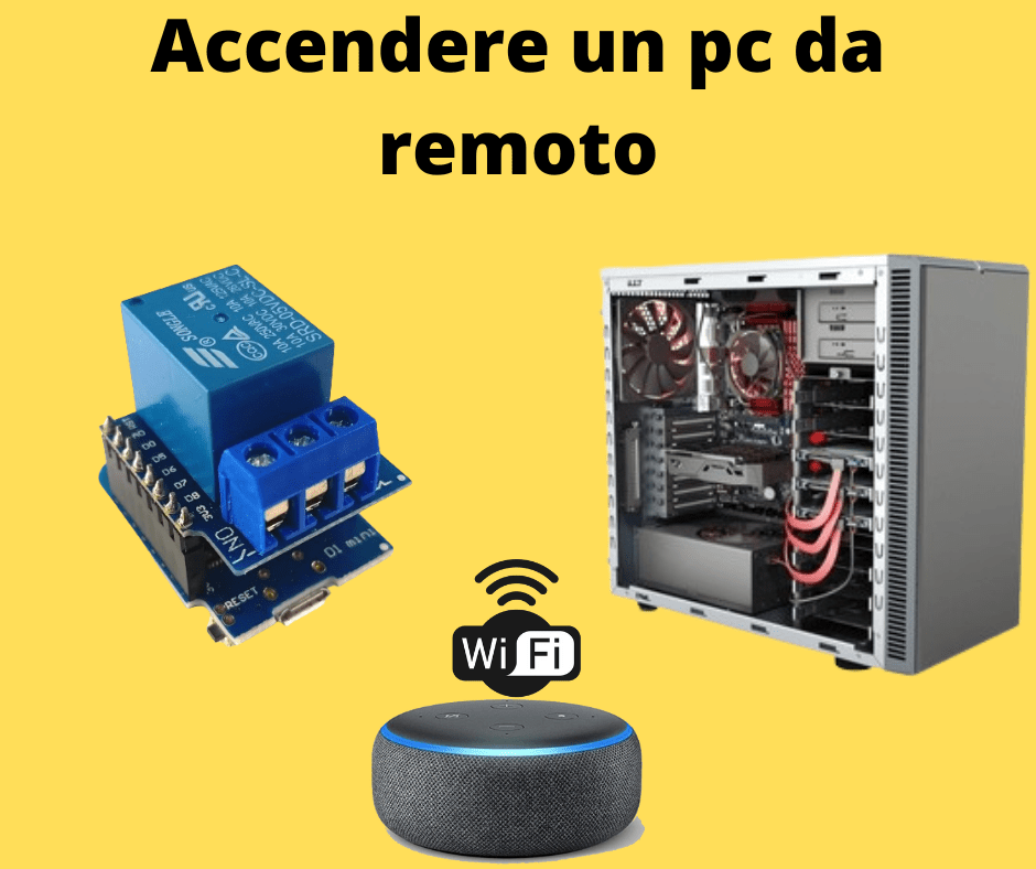 Accendere PC da remoto senza Wake-on-LAN con ESP8266
