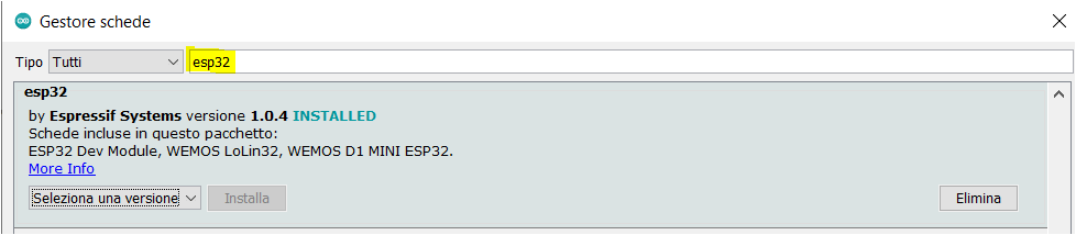 Come programmare ESP8266 con l'IDE di Arduino